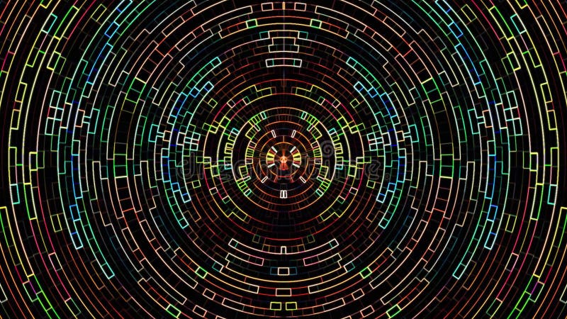 Neon Moving Grid Blocks Background Animation New Quality Universal ...