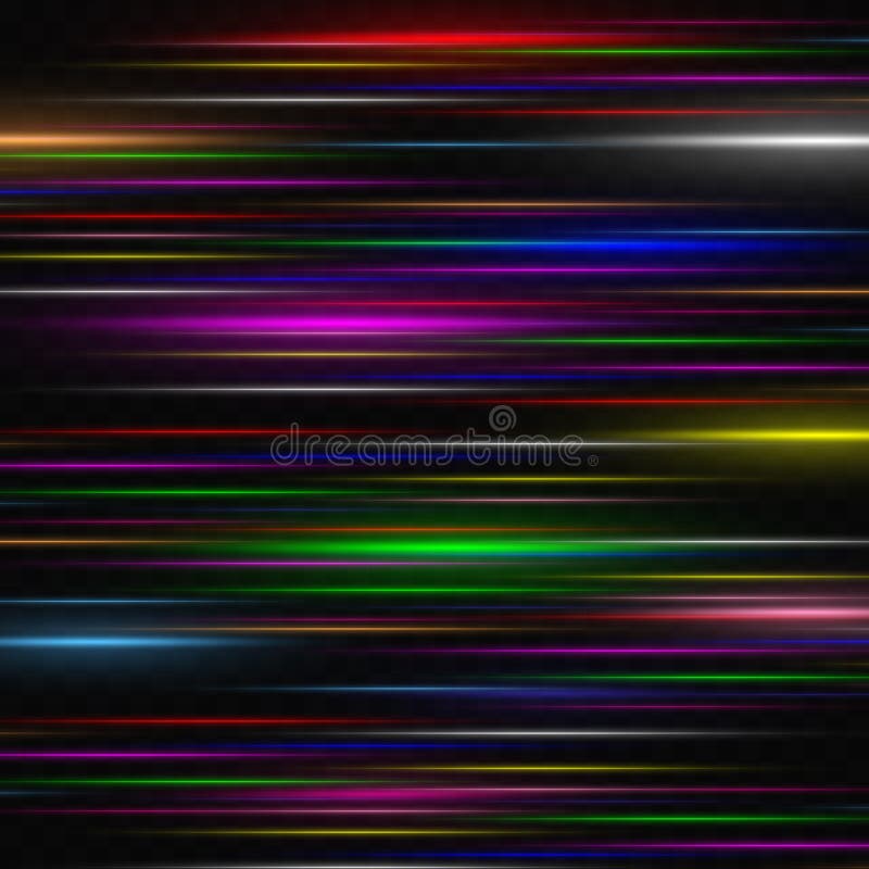 Neon Multi-colored Rays, Beautiful Lines and Flashes Stock Image ...