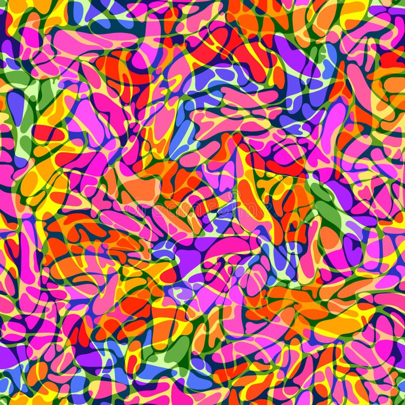 Bold Provocatively Bright Abstract Geometric Layered Seamless ...