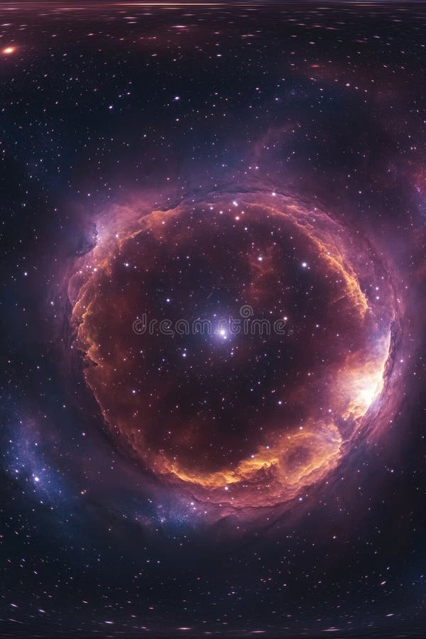 Neon Nebula in Space stock image. Image of deep, galaxy - 360189085