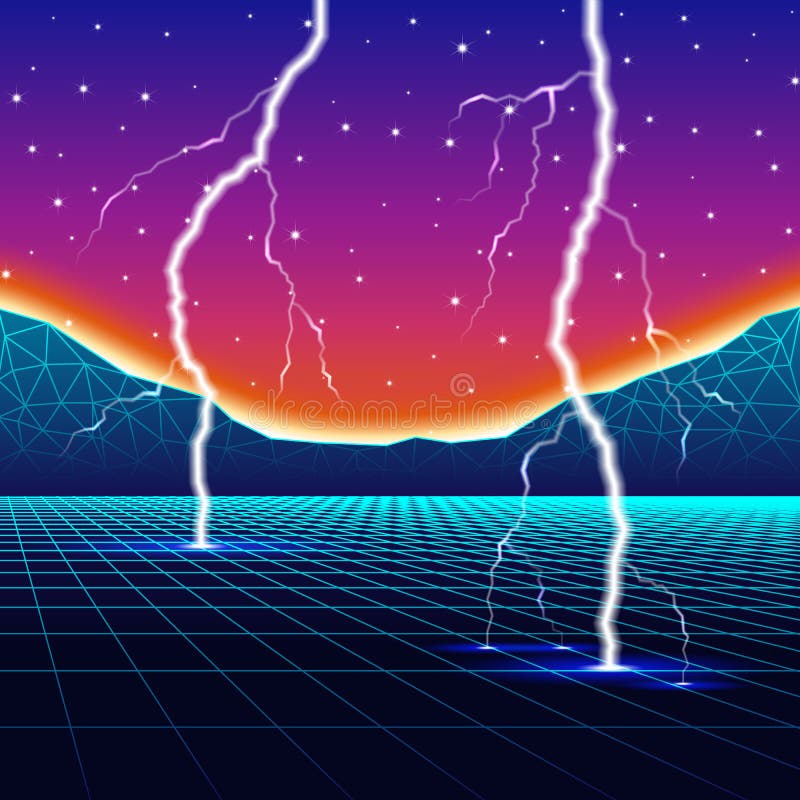Neon New Retro Wave Stock Illustrations – 723 Neon New Retro Wave Stock ...