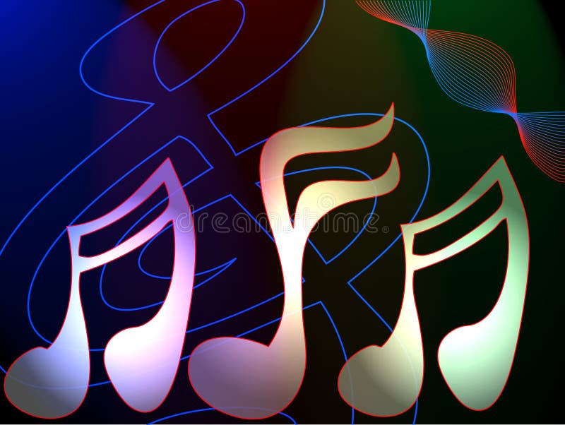 Music Notes stock vector. Illustration of staff, notes - 978078