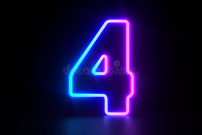 Number Four Stock Illustrations – 44,834 Number Four Stock ...