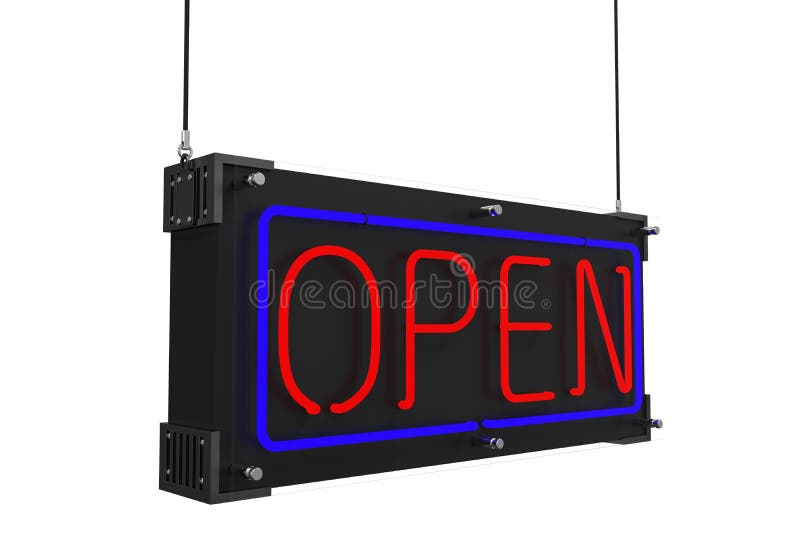 Neon Open Sign Stock Illustrations – 15,703 Neon Open Sign Stock ...