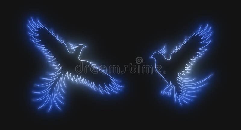 Neon Phoenix Light Stock Illustrations – 248 Neon Phoenix Light Stock ...