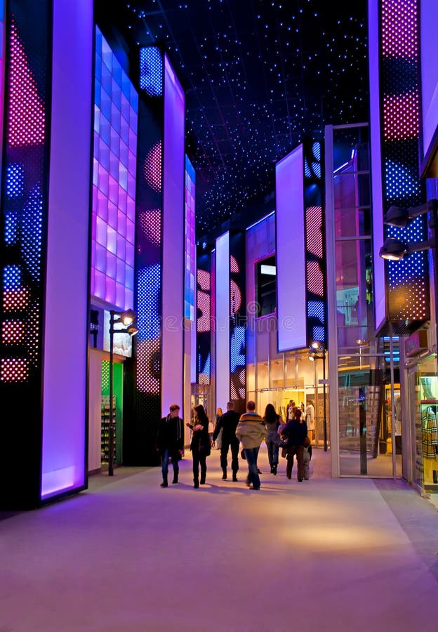 Neon path stock photo. Image of construction, entrance - 17076352