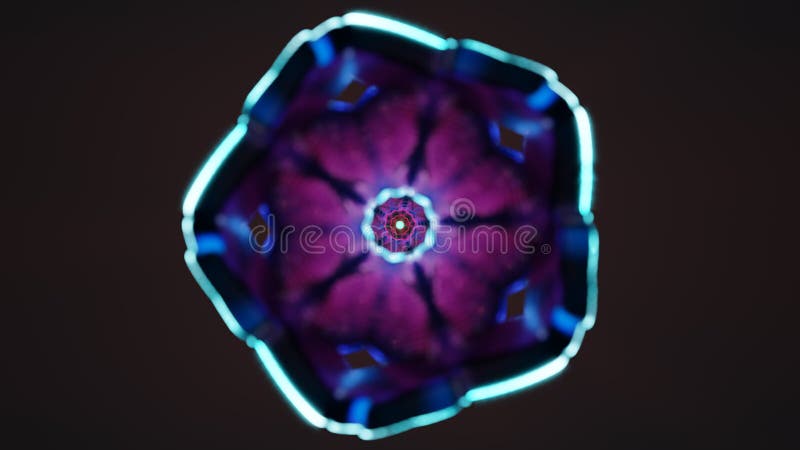 Neon Patterns Flash in a Mesmerizing, Psychedelic Abstract VJ Loop ...