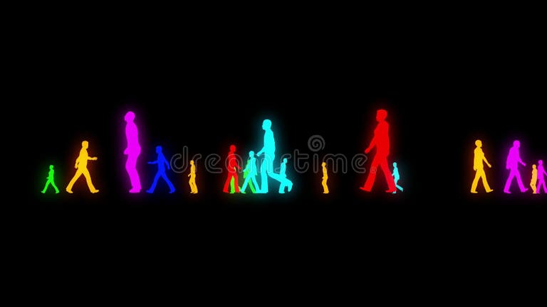 Neon Walk Stock Illustrations – 4,344 Neon Walk Stock Illustrations ...