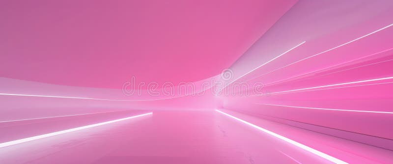 Neon Pink Light Background with Abstract Glow for Modern Design ...