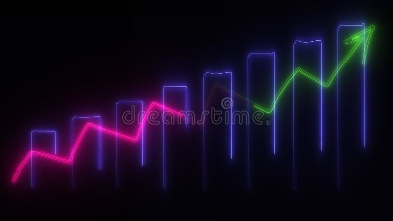 Red and Purple Growing Patterns of Lines. Design Stock Footage - Video ...