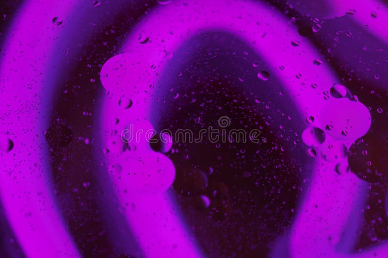 Neon Pink Surface with Drops of Water Stock Image - Image of abstract ...