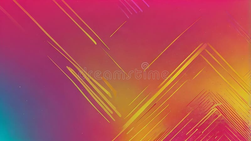 Neon Pink and Yellow 90s Style Gradient Background Stock Illustration ...