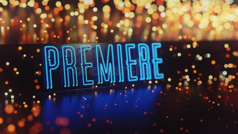 City Nightlife Movie Premiere Stock Vector - Illustration of ...