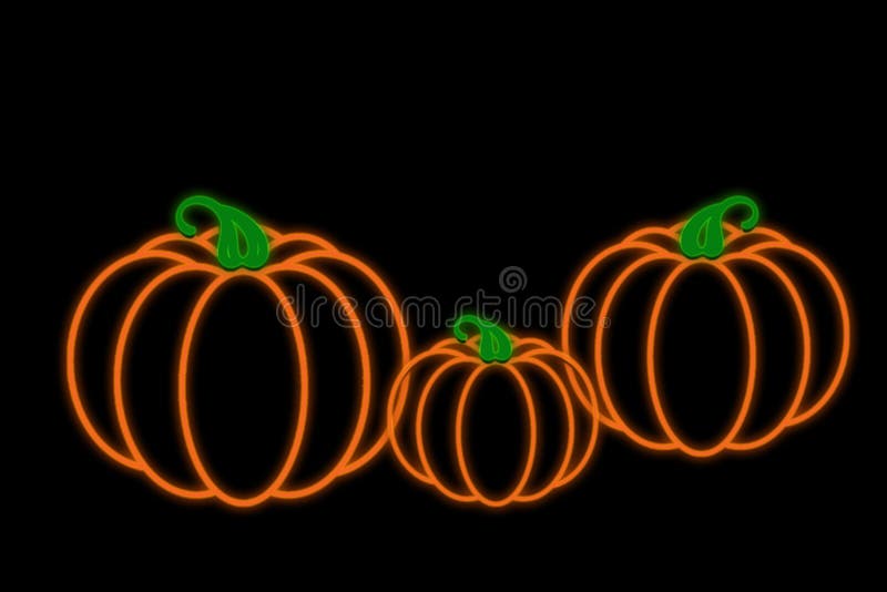 Neon Pumpkin Stock Illustrations – 2,025 Neon Pumpkin Stock ...