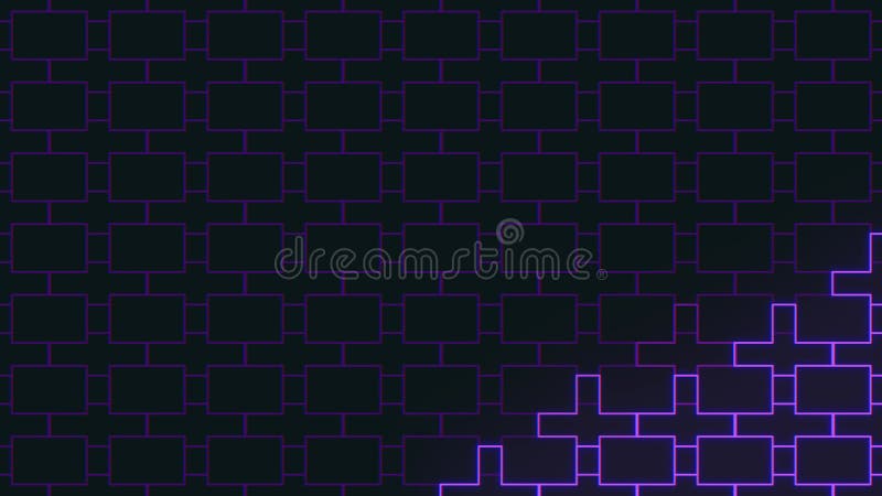 Neon Purple Geometric Pattern with Pulse Effect Stock Video - Video of ...