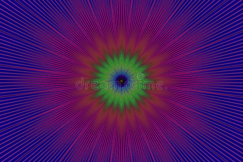 Neon Purple Glowing Ray Beam. Illusion Stock Illustration ...