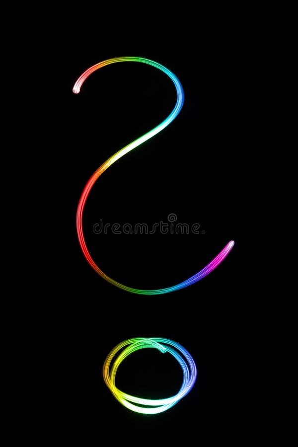 Neon question mark stock photo. Image of black, abstract - 61499514
