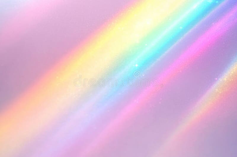 Neon Rainbow Gradient Light Effect on White Wall - Holographic ...