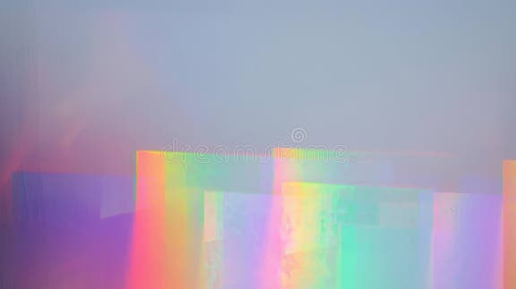 Neon Rainbow Gradient Light Effect on White Wall, Holographic ...