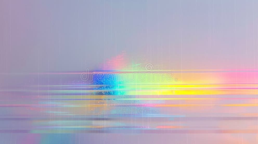 Neon Rainbow Gradient Light Effect on White Wall, Holographic ...