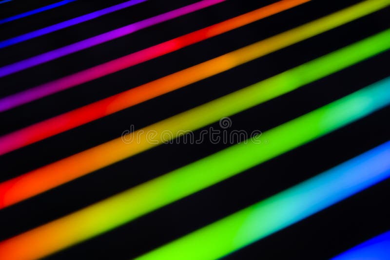 Neon Rainbow Stripes