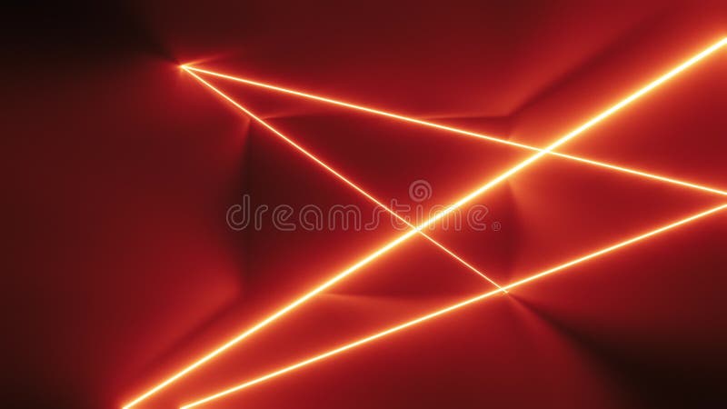 Neon Rays in a Dark Room at Night. Stock Footage - Video of ...