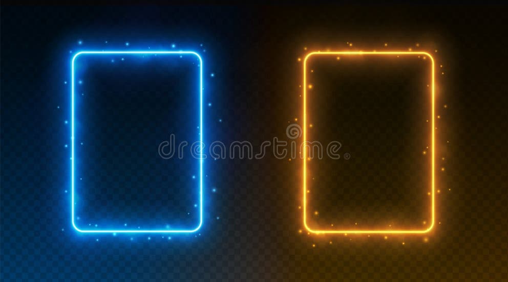 Luminous Rectangle Border Sparkles Stock Illustrations – 115 Luminous ...