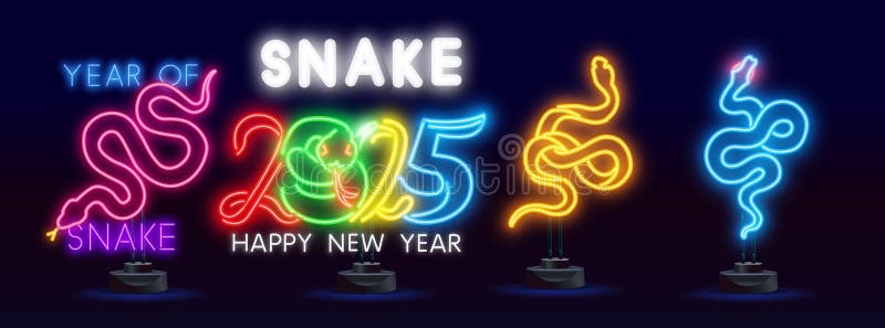 2025 Neon Reptiles Snakes. Neon Tropical Reptile Collection, Poisonous ...