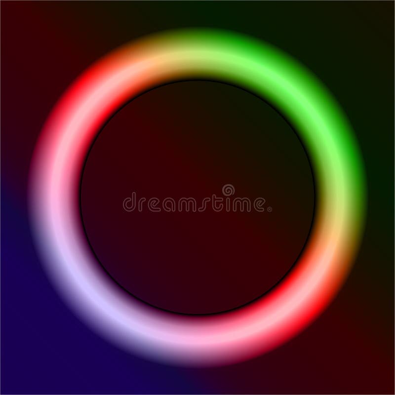 Neon Ring Complex Feather Pattern of Blue Pink Sky Parrot Green Yellow ...