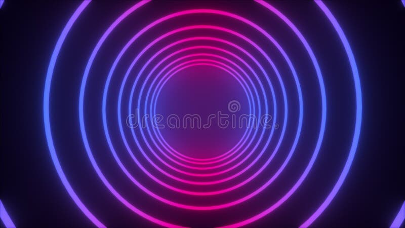 Neon rings stock illustration. Illustration of glow - 256081896
