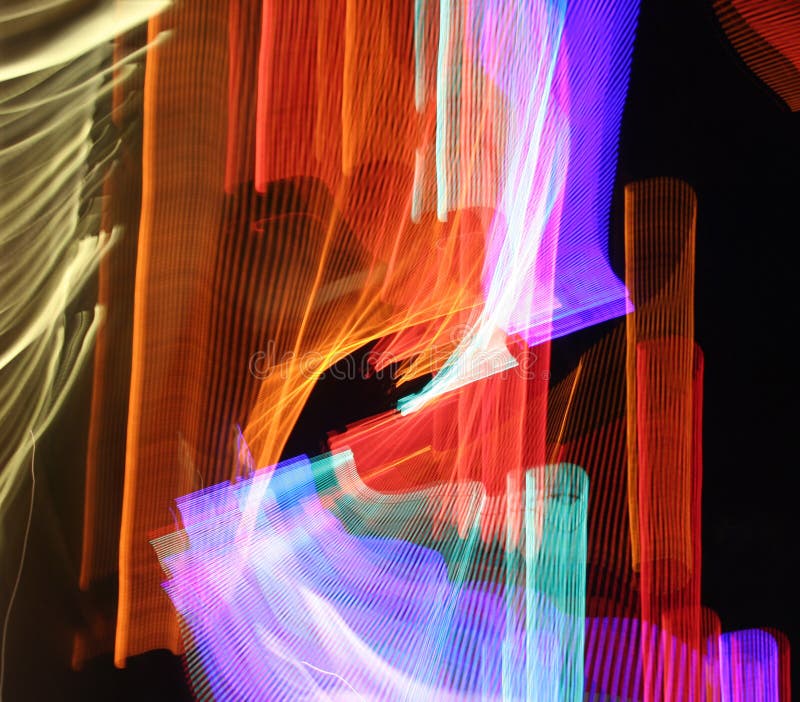 Neon rods stock photo. Image of curvedm, warped, abstract - 859538