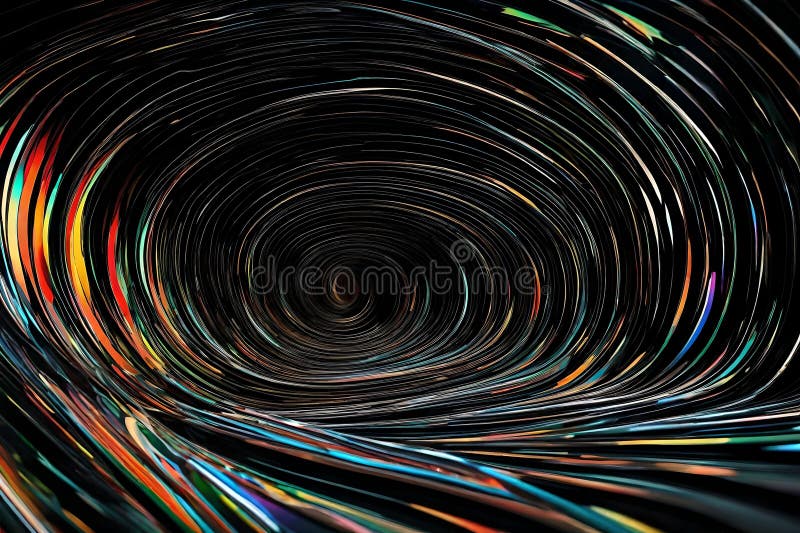 Neon Rush: High-speed Glitch Art Abstract Background Stock Illustration ...
