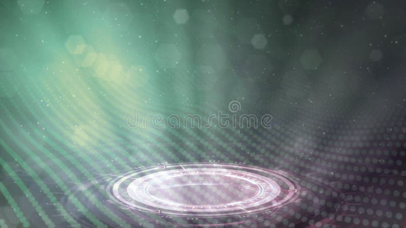 Cg Abstract 3D Rendering, Neon Digital Teleport Backdrop Stock ...