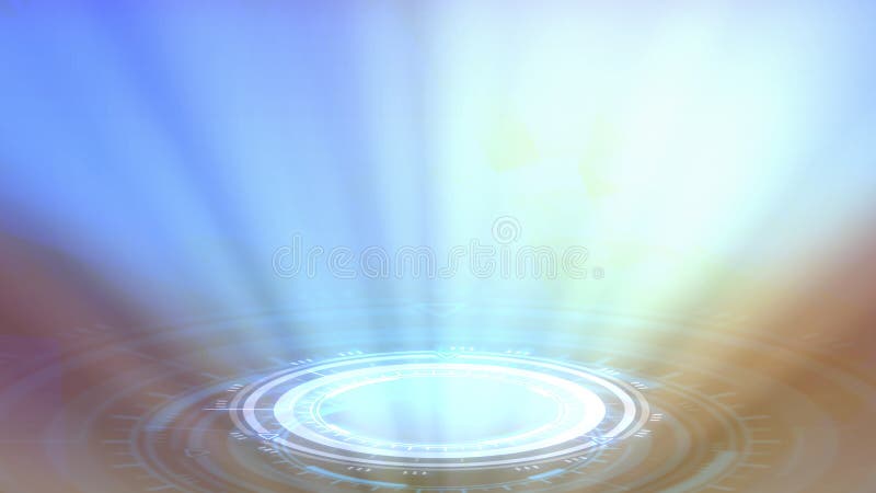 Neon Cyberpunk Portal Backdrop, Cg Abstract 3D Rendering Stock ...