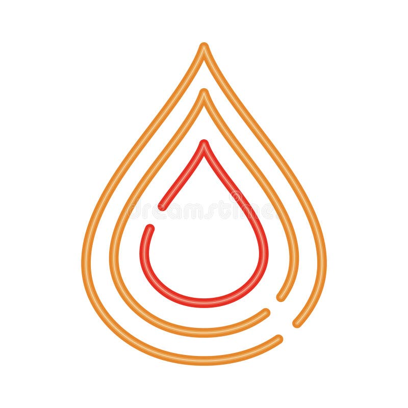 Neon shape drop stock vector. Illustration of splash - 295598790