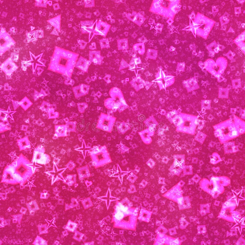 Neon Shape Symbols Generated Seamless Texture Stock Illustration ...