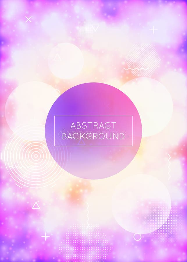 Neon Shape. Violet Magic Presentation Stock Vector - Illustration of ...