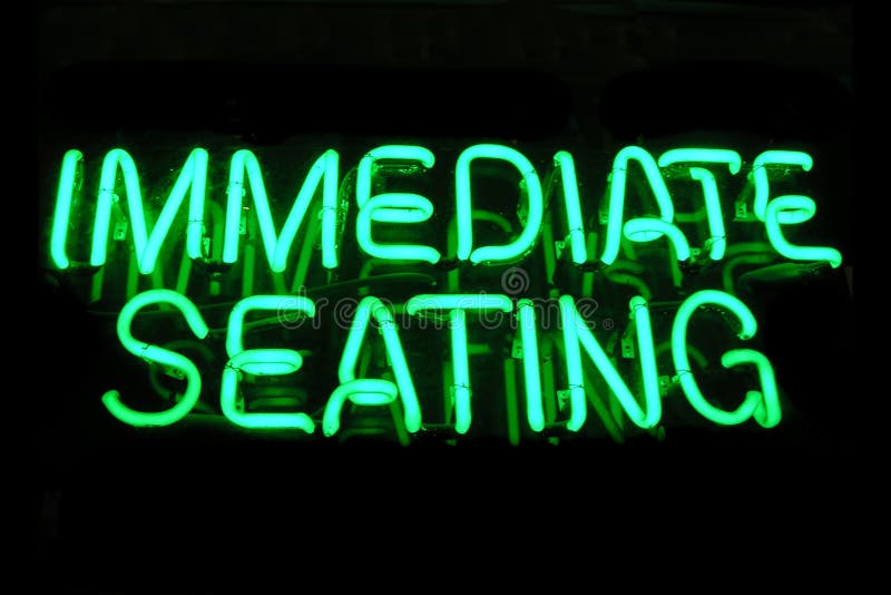 Neon sign stock image. Image of signage, dinner, dining - 421063