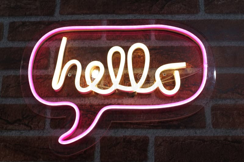 Cursive Neon Hello Png Stock Photos - Free & Royalty-Free Stock Photos ...