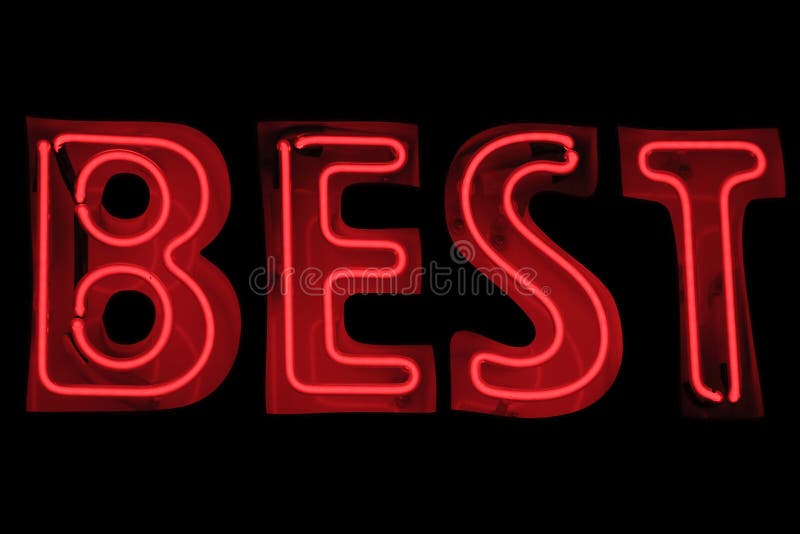 Neon sign - Best stock photo. Image of illuminated, shop - 17484110