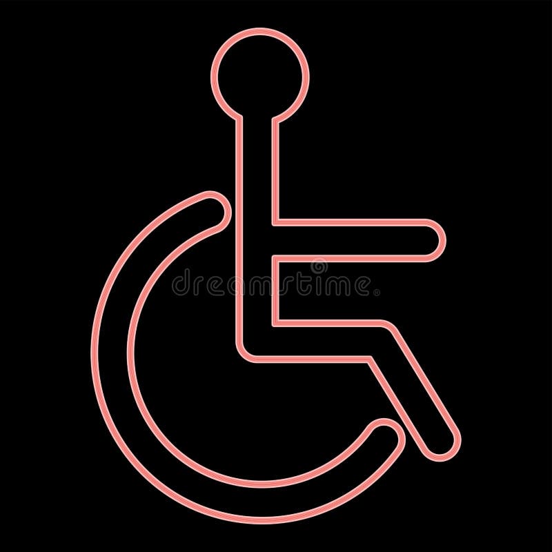 Red Handicap Sign Stock Illustrations – 525 Red Handicap Sign Stock ...