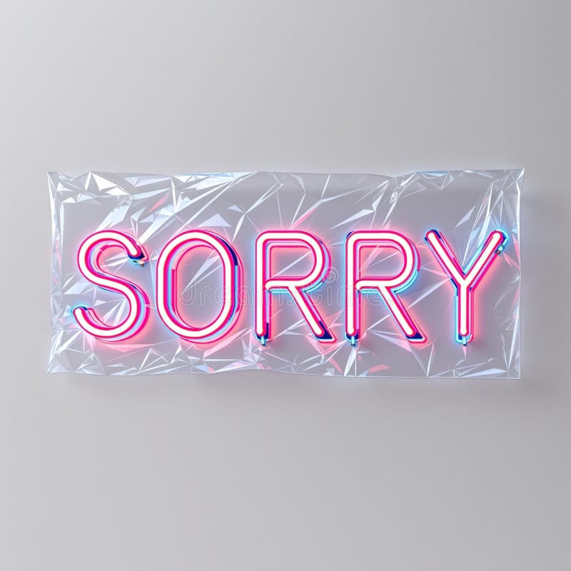A Neon Sign FORGIVENESS with a Double Outline, Creating a Bright and ...