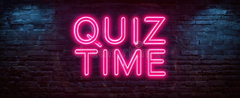 Sign Illuminating Quiz Time Stock Photos - Free & Royalty-Free Stock ...