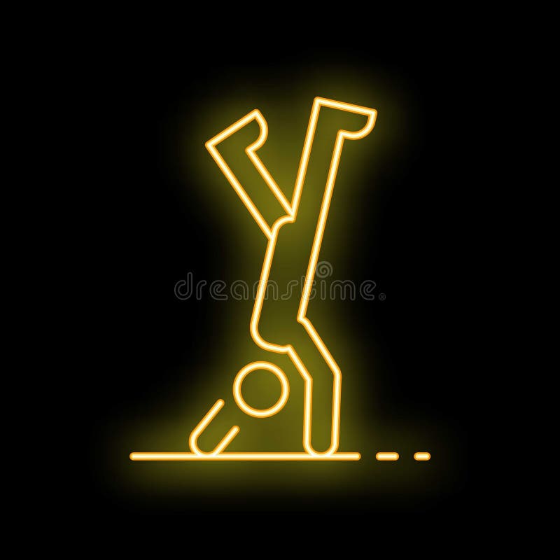 Graphic Handstand stock illustration. Illustration of blue - 174844486