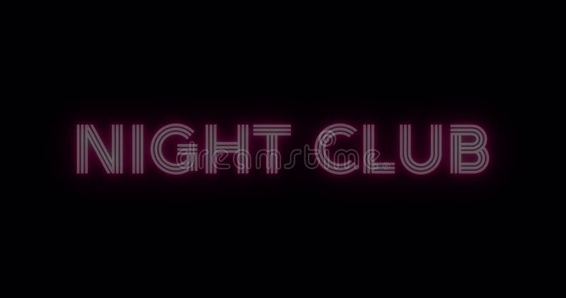 Night Club and a Group of People Stock Video - Video of green, night ...