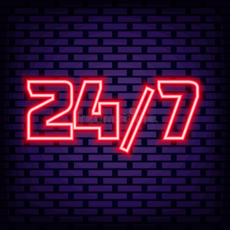 44766 Neon Sign Vector. Neon Script. Light Banner Stock Vector ...