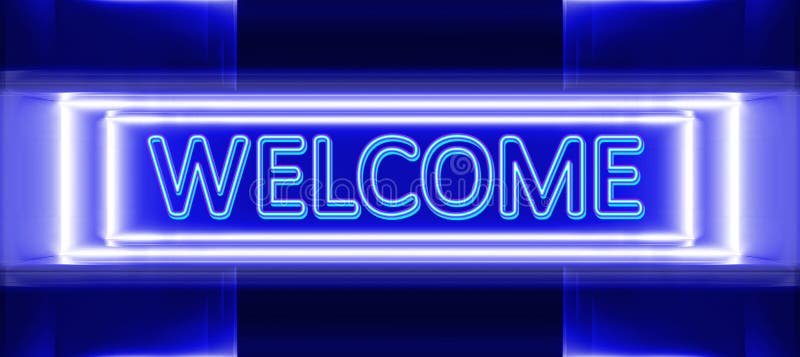 Neon Welcome Stock Illustrations – 2,826 Neon Welcome Stock ...