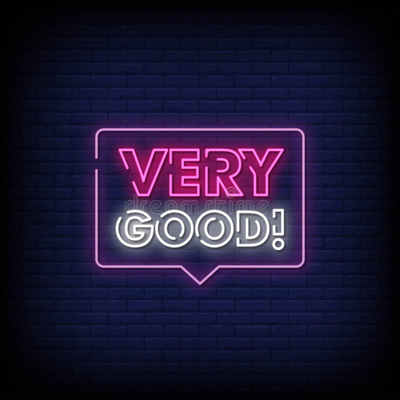 Good Bye Neon Signs Style Text Vector Stock Vector - Illustration of ...