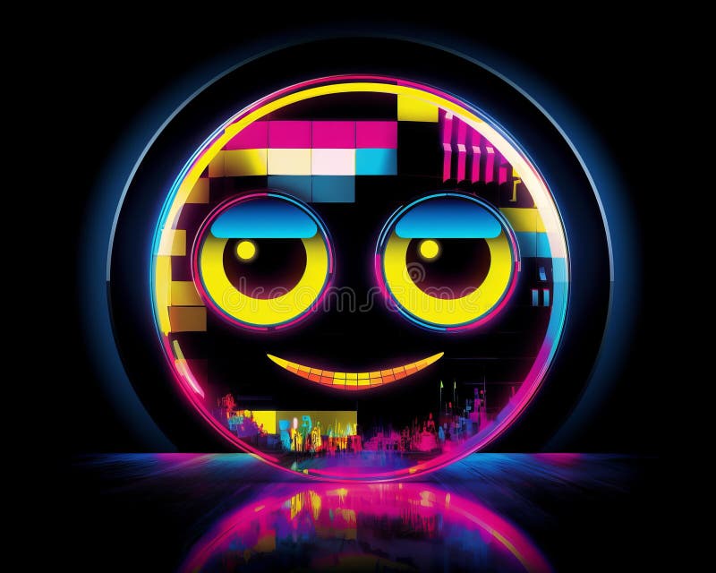 Neon Smiley Stock Illustrations – 672 Neon Smiley Stock Illustrations ...