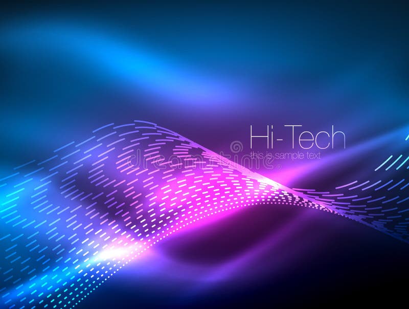 Flowing Magic Sound Waves Stock Illustrations – 122 Flowing Magic Sound ...